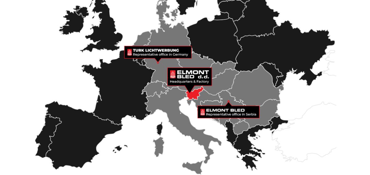 Commercial signage Elmont Bled - Shine a light on your brand!